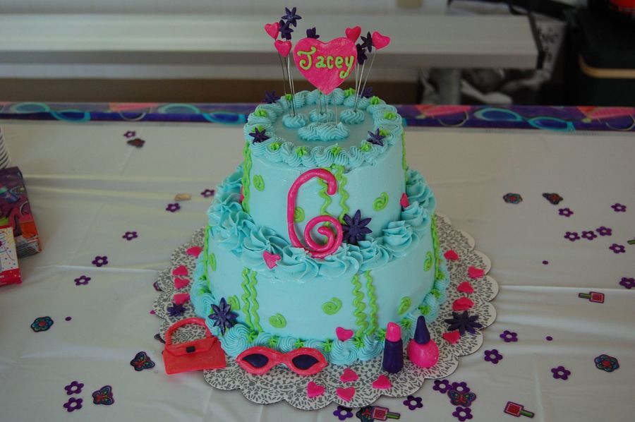 Girly Cake - CakeCentral.com