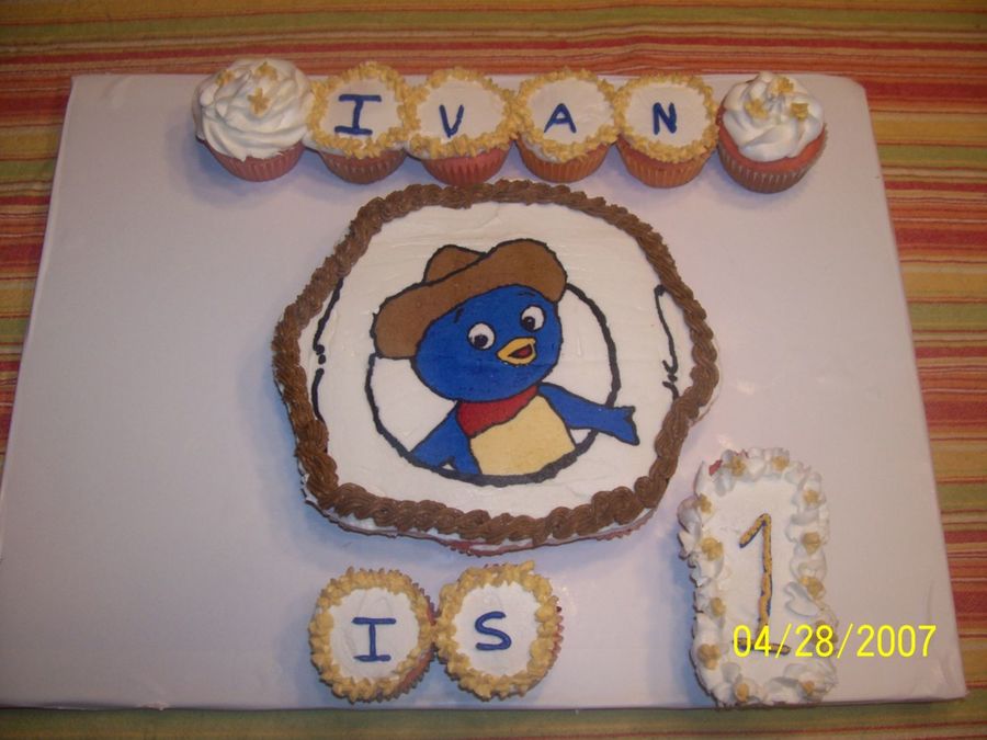 Cupcake Cake Backyardigans Western Pablo - CakeCentral.com