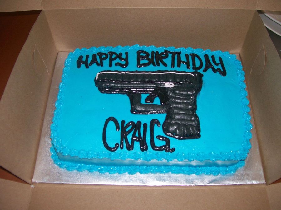 Gun Cake - CakeCentral.com