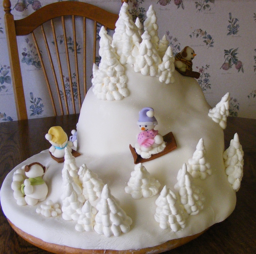 Winter Playground - CakeCentral.com