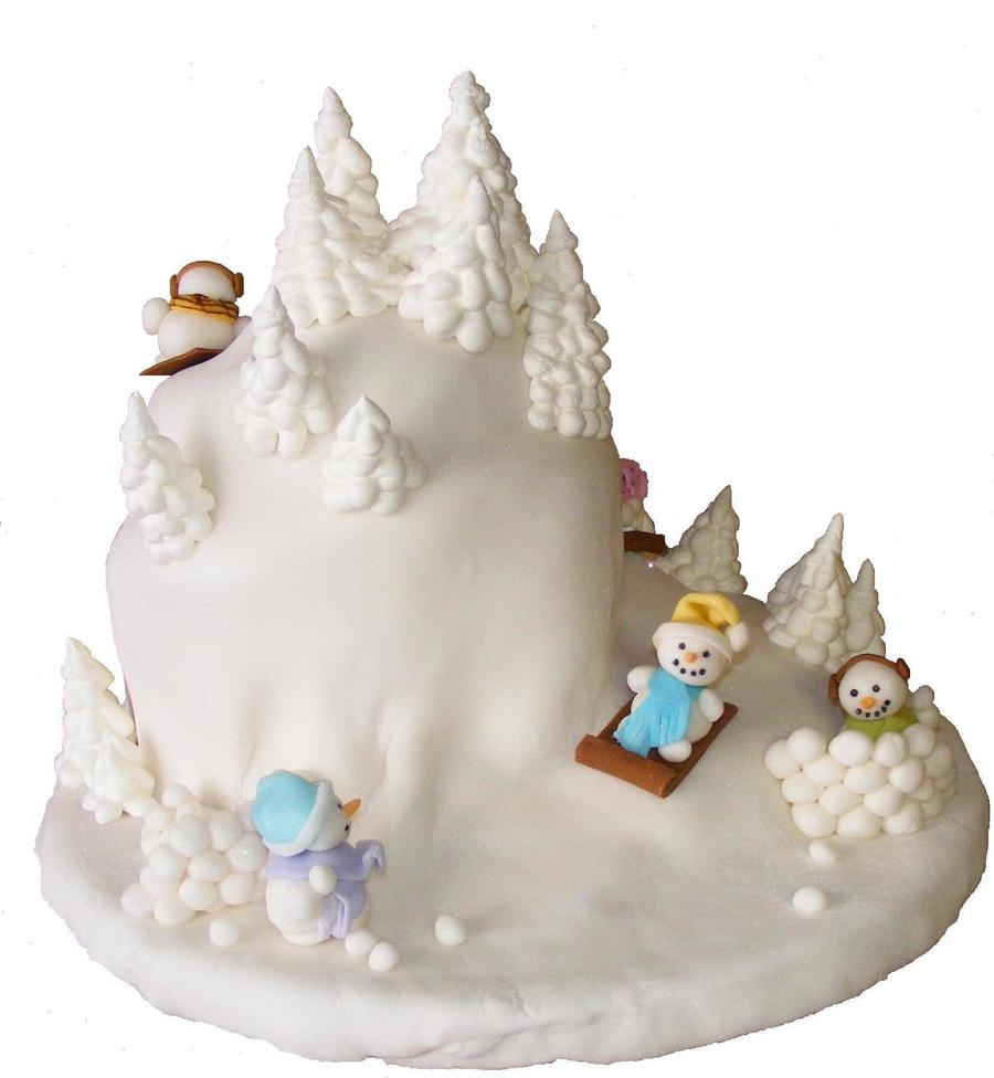 Winter Playground - CakeCentral.com