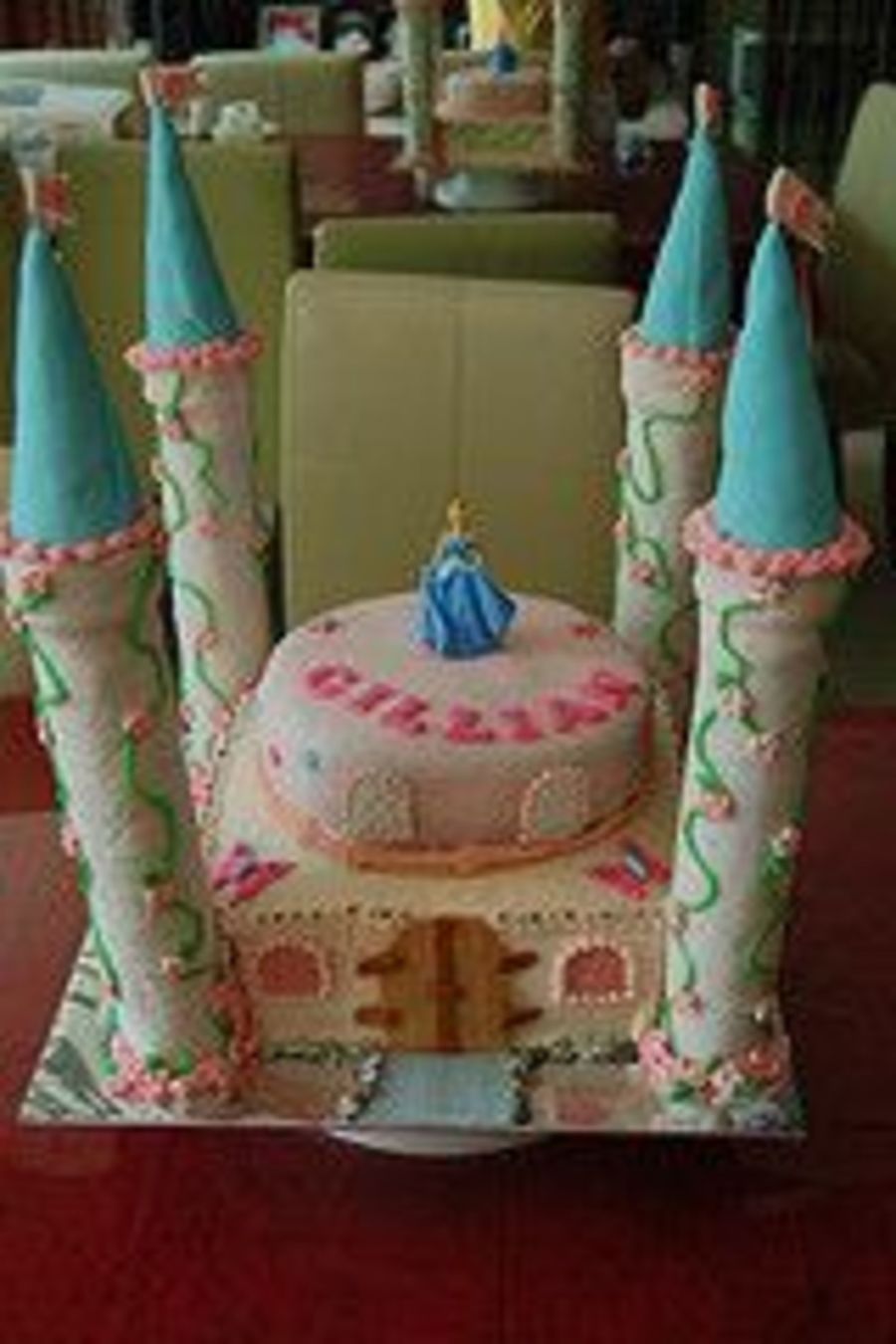 Cinderella Castle Cake - CakeCentral.com