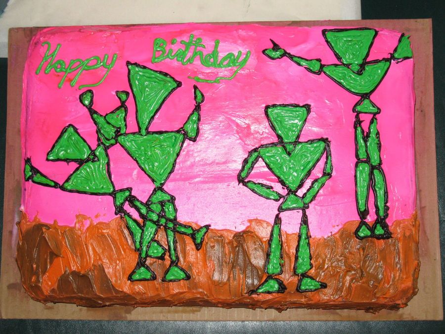 Triangle People - CakeCentral.com