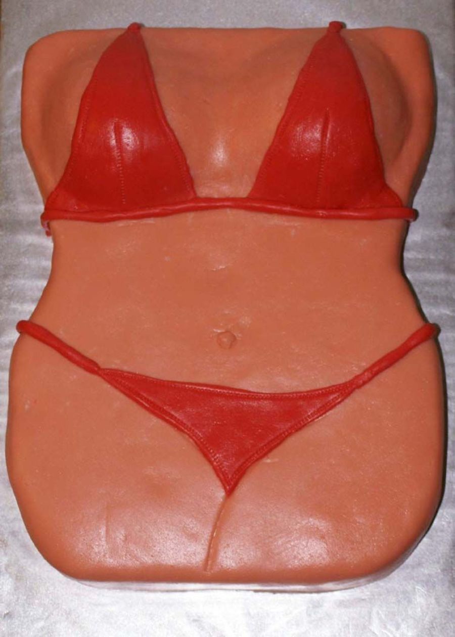 Red Bikini - CakeCentral.com