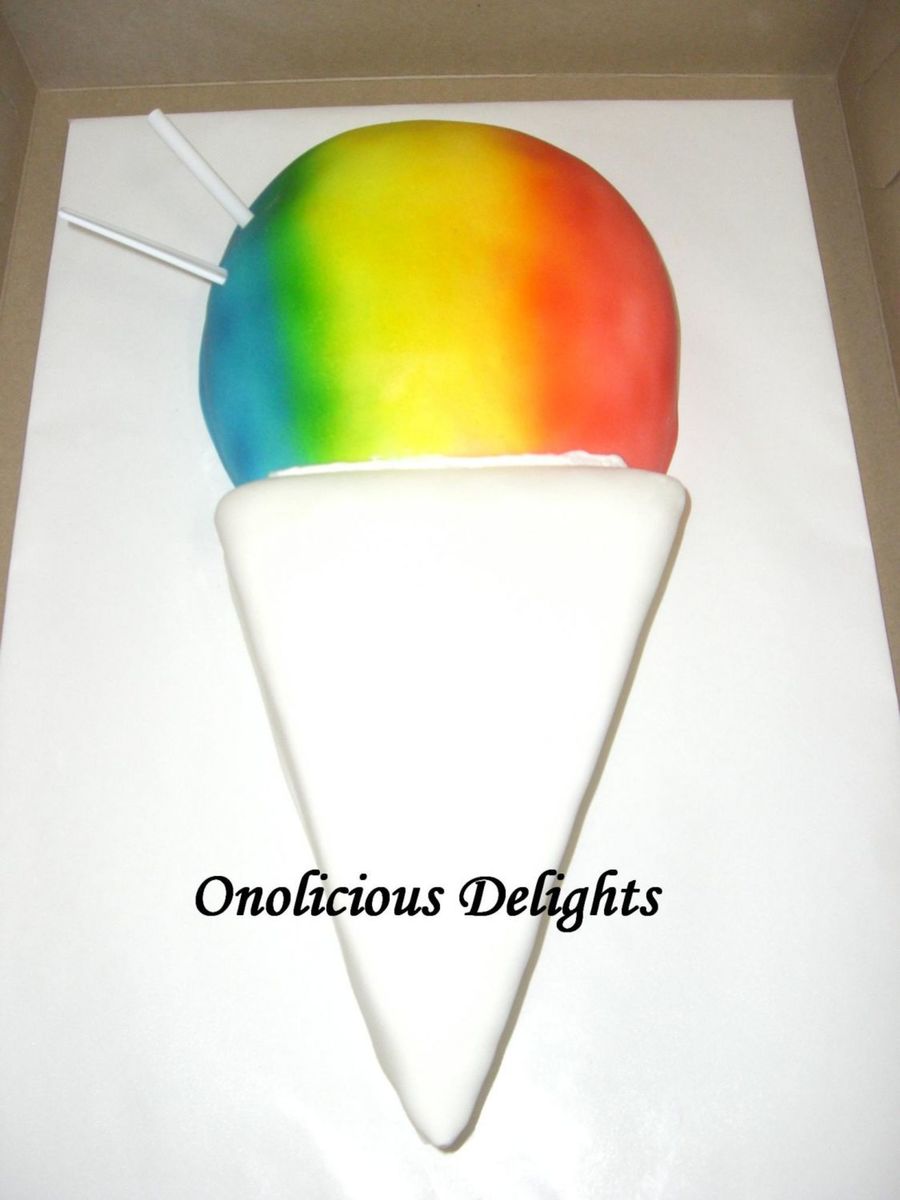 Shaved Ice Cake - CakeCentral.com