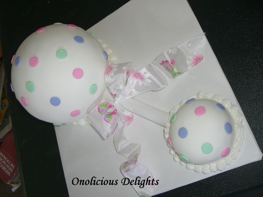 Baby Rattle Cake - CakeCentral.com