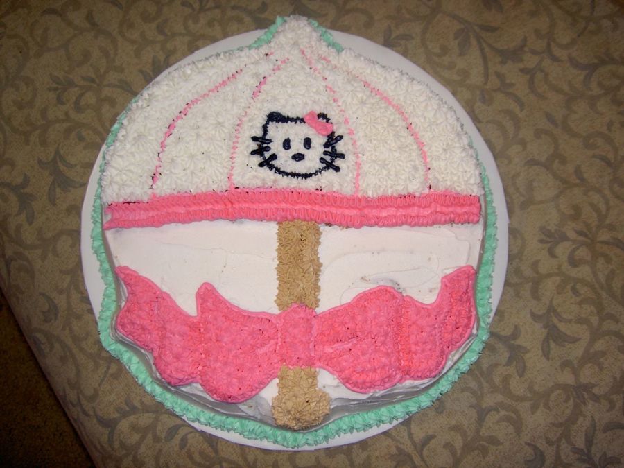 Hello Kitty Baby Shower Cake - CakeCentral.com