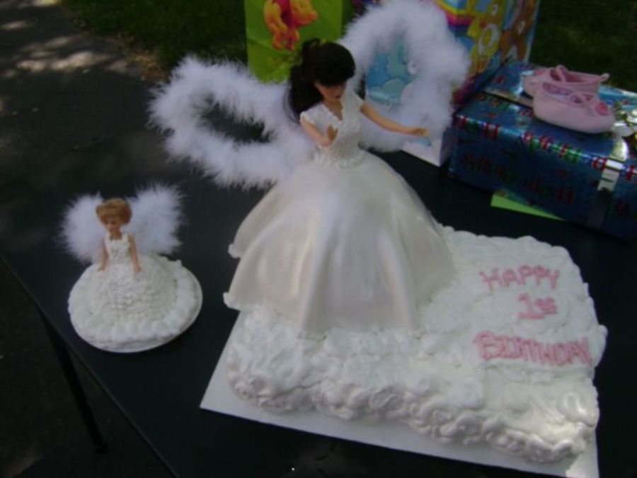 Angel 1St Birthday - CakeCentral.com