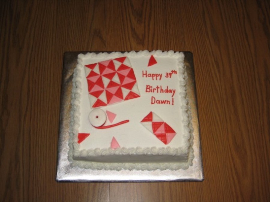 Quilt Cake - CakeCentral.com