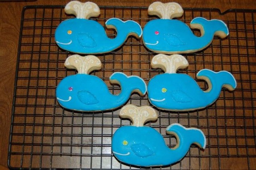 Whale Cookies - CakeCentral.com