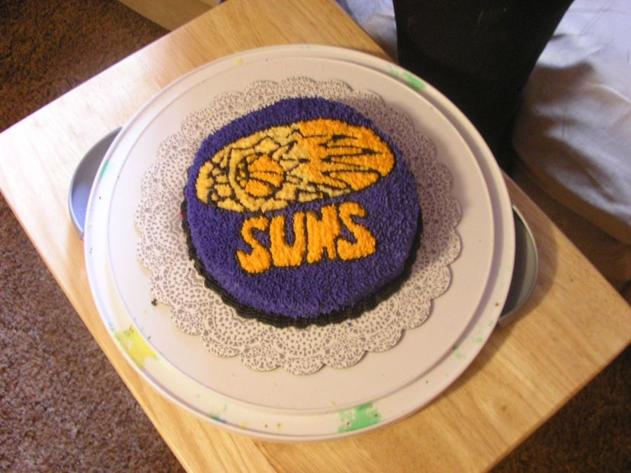 Phoenix Suns Cake - CakeCentral.com