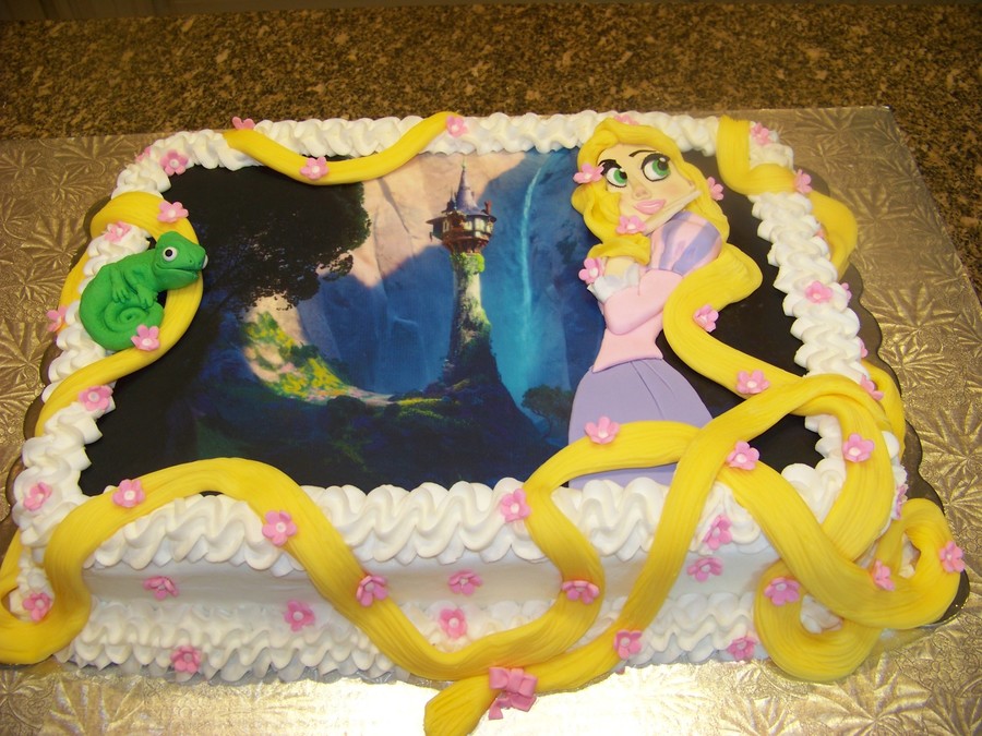 Rapunzel Tangled Cake - CakeCentral.com