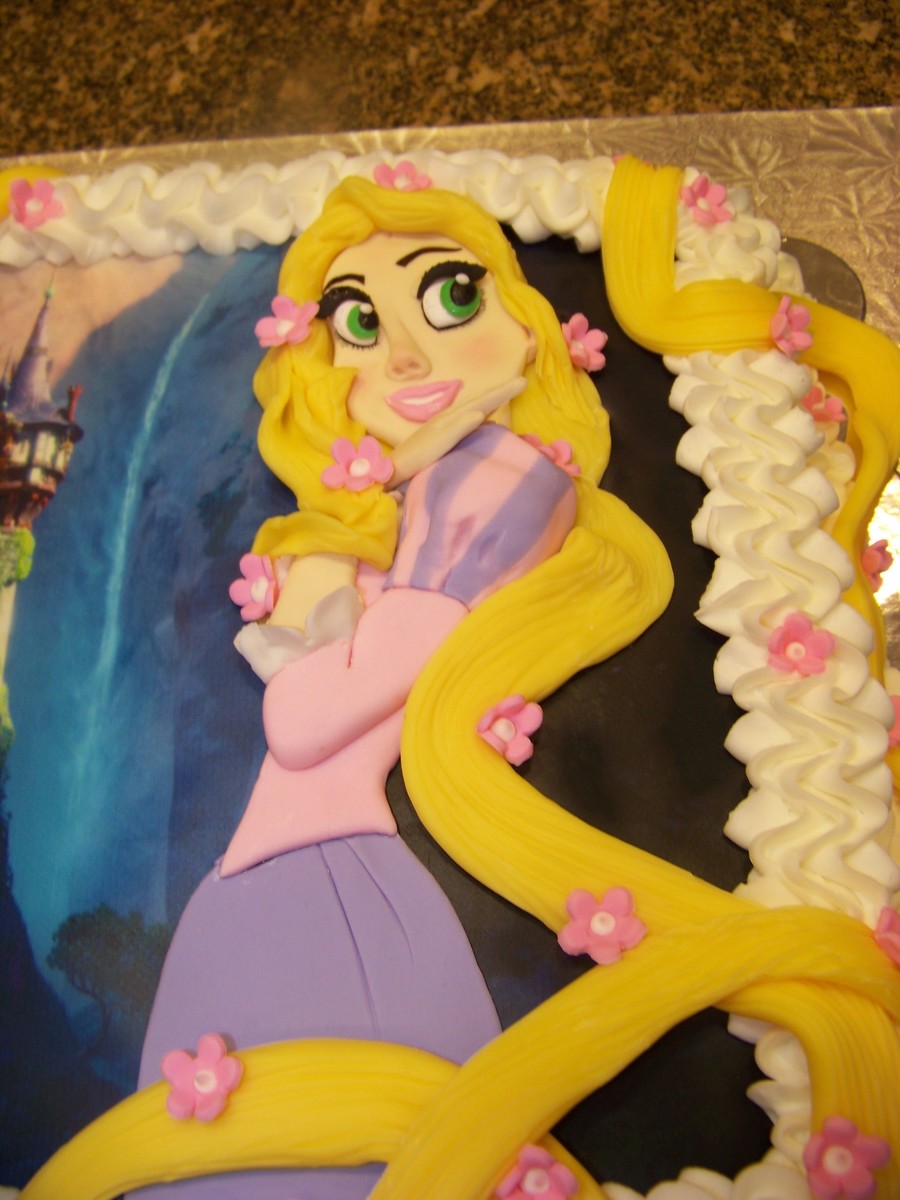 Rapunzel Tangled Cake - CakeCentral.com
