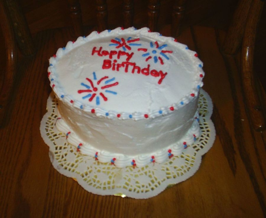 Freedom Birthday Cake - CakeCentral.com