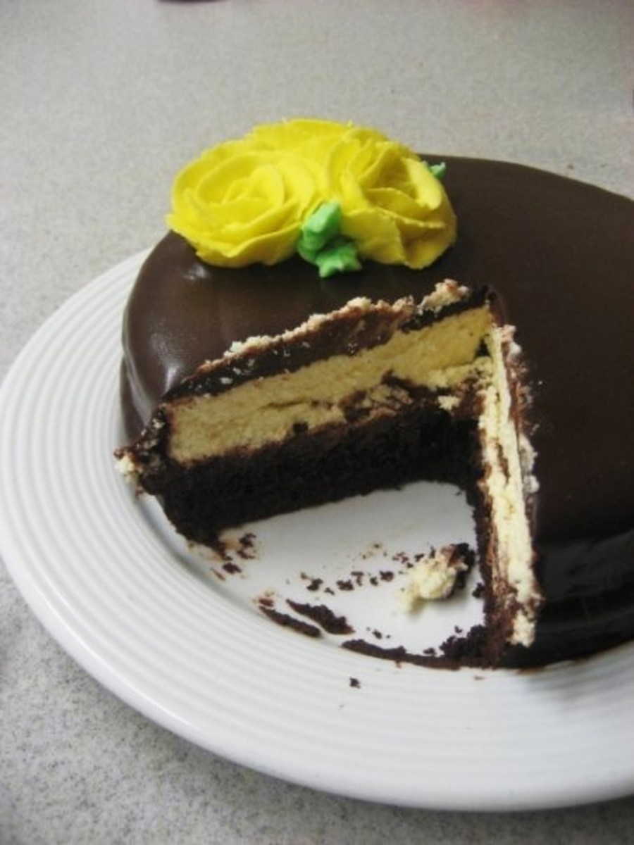Devil's Food Cheesecake Layer Cake - CakeCentral.com
