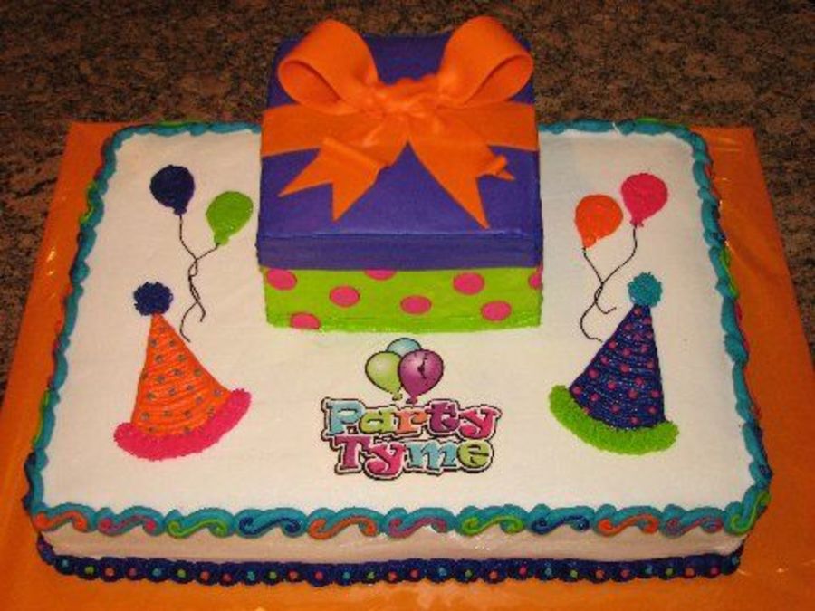 Party Store Cake For Ribbon Cutting Ceremony - CakeCentral.com