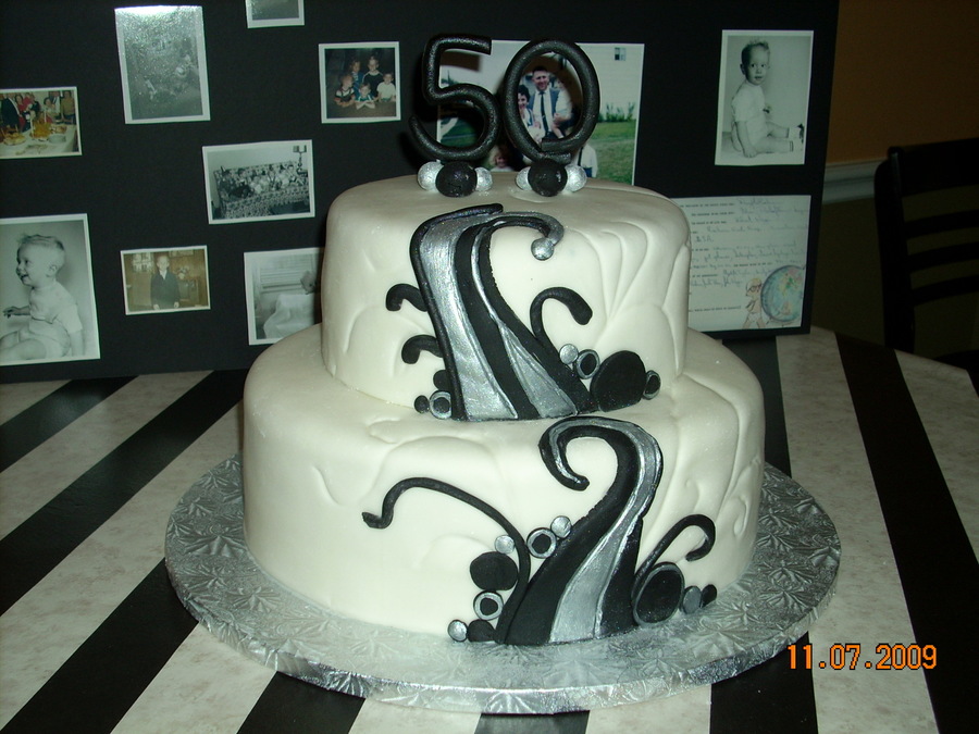 50Th Birthday Cake - CakeCentral.com