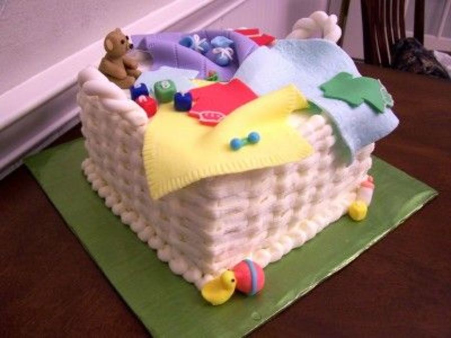 Baby's Laundry, Side View - CakeCentral.com