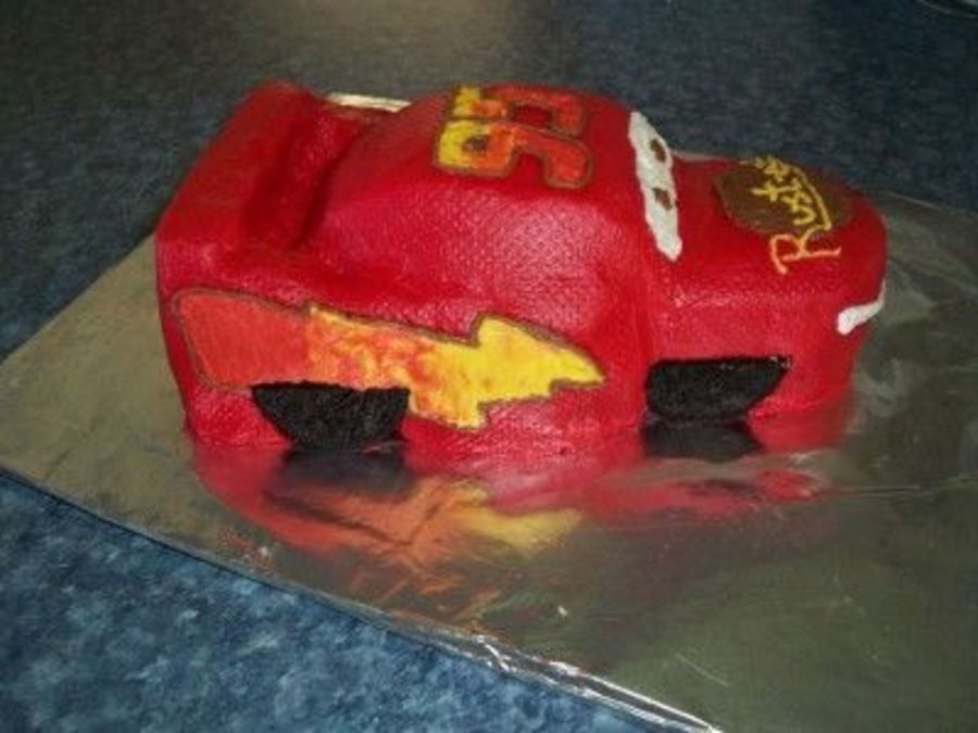 Lightning Mcqueen Side View - CakeCentral.com