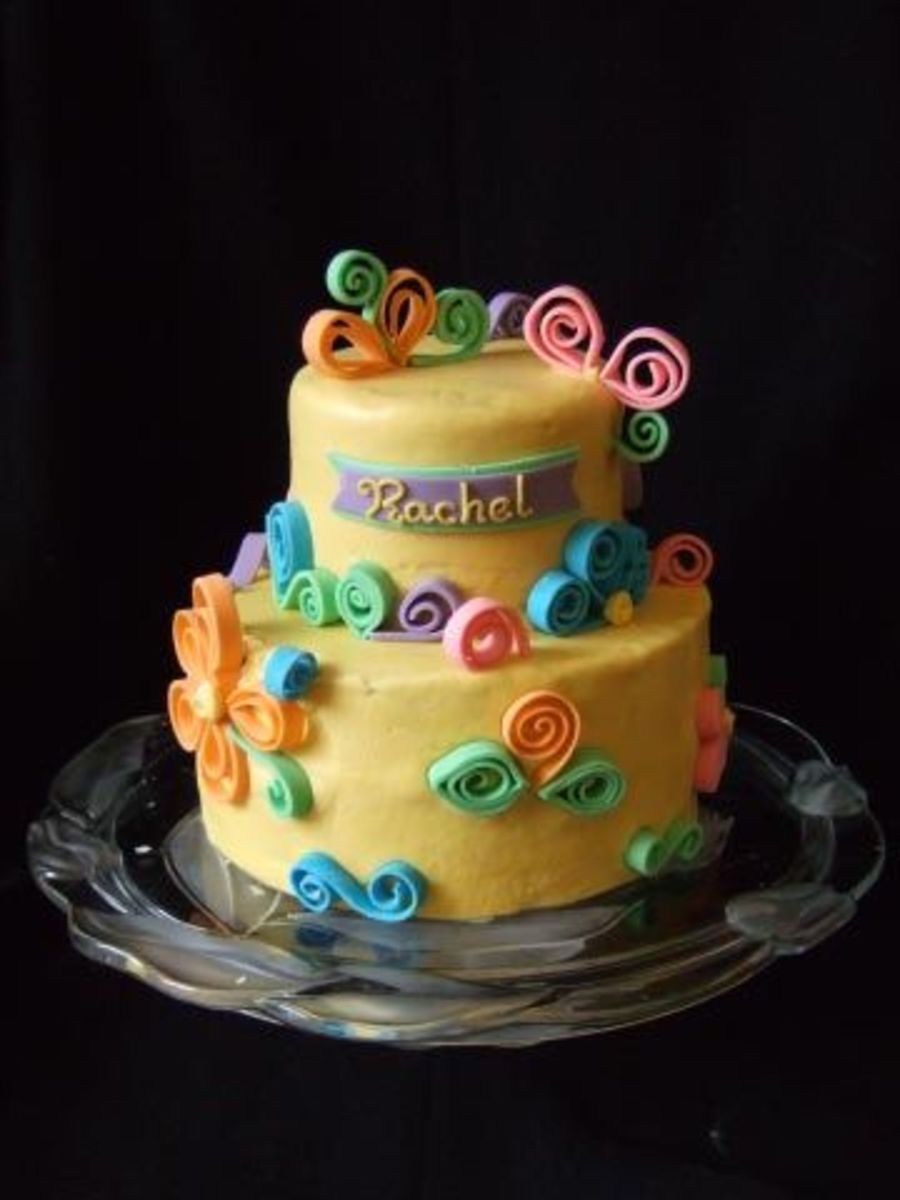 Quilling Cake - CakeCentral.com