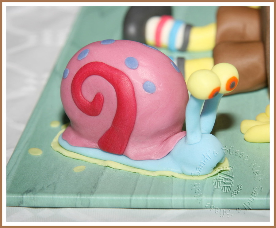 Spongebob And Gary - CakeCentral.com