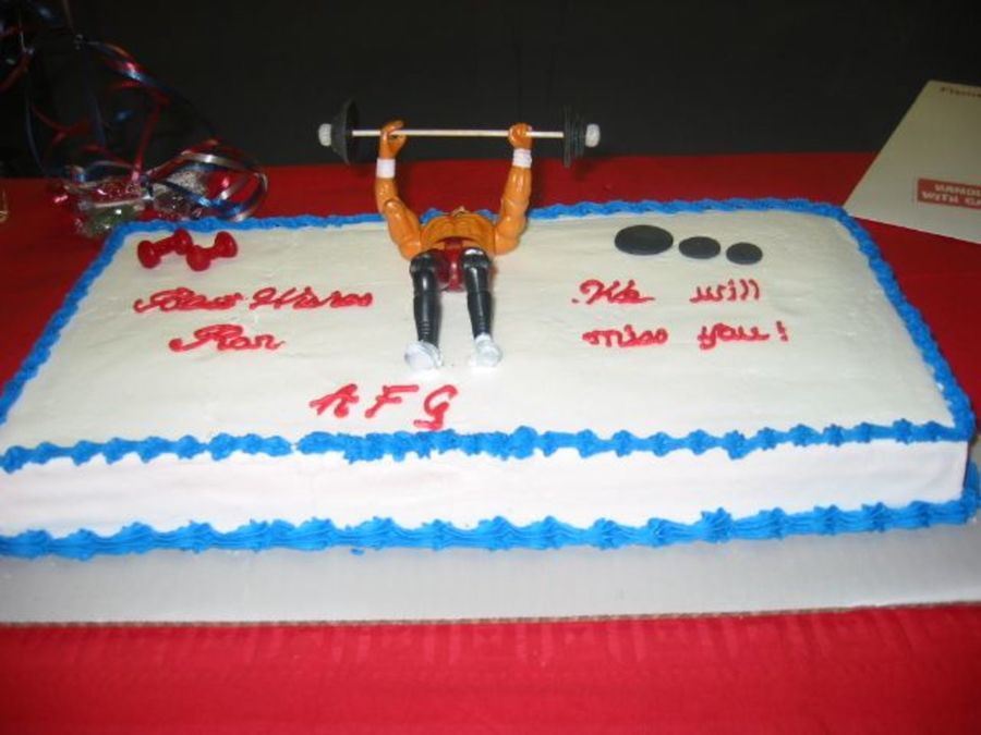 Bodybuilding/wrestling Cake - CakeCentral.com