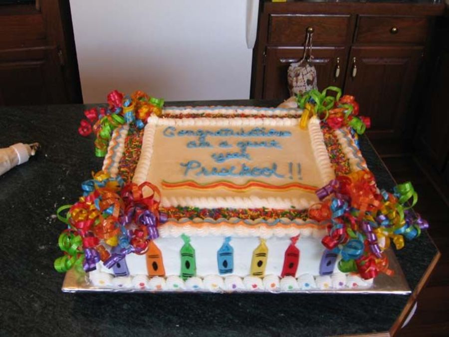 Preschool Celebration End Of Year Cake - CakeCentral.com