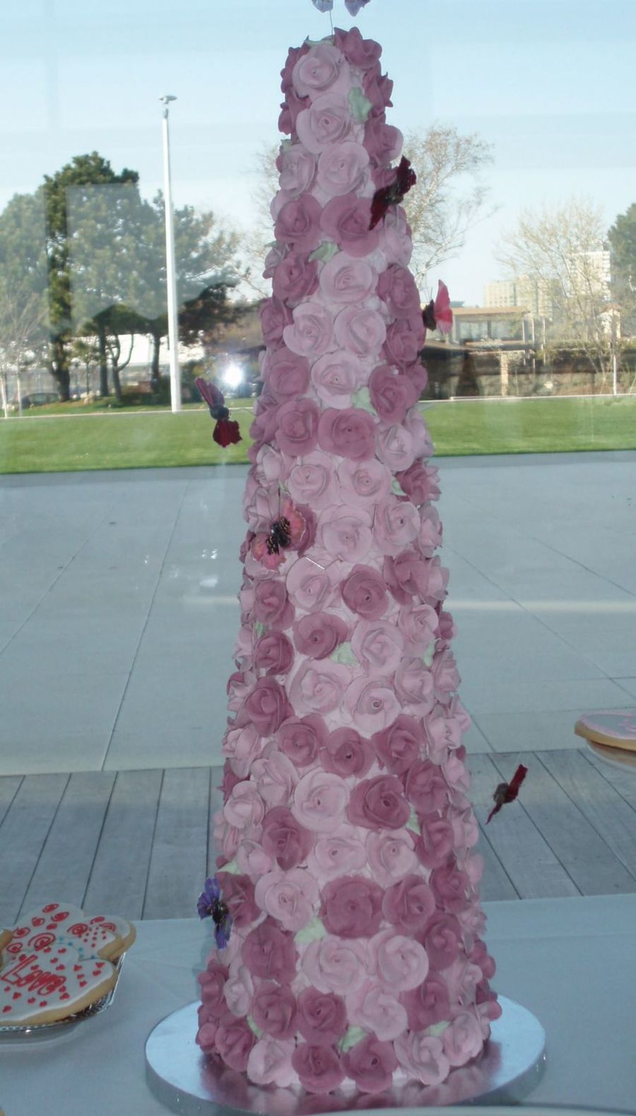 Rose Tower - CakeCentral.com