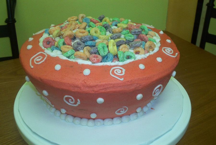 Froot Loops Side - CakeCentral.com