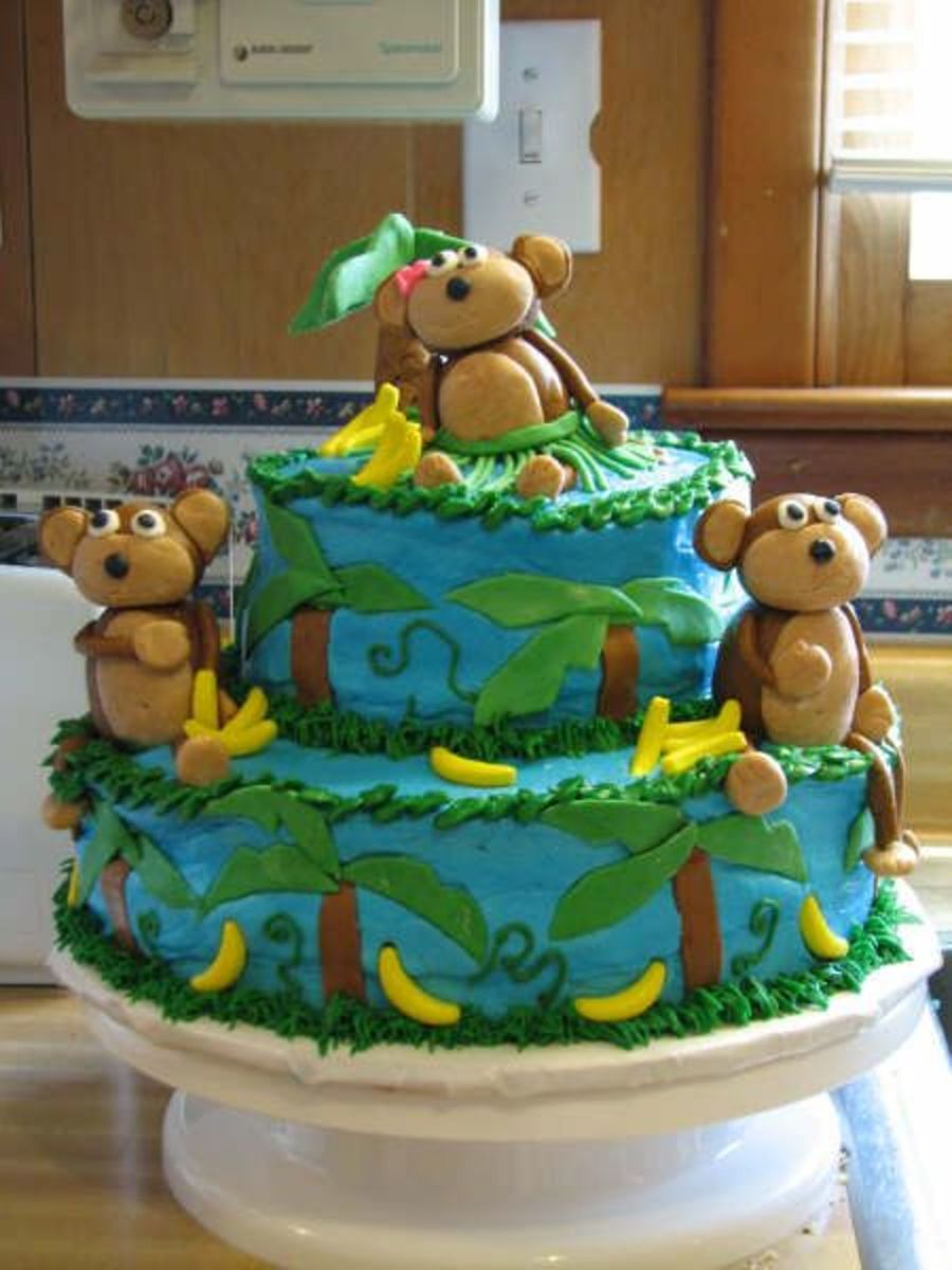 Hula Monkeys - CakeCentral.com