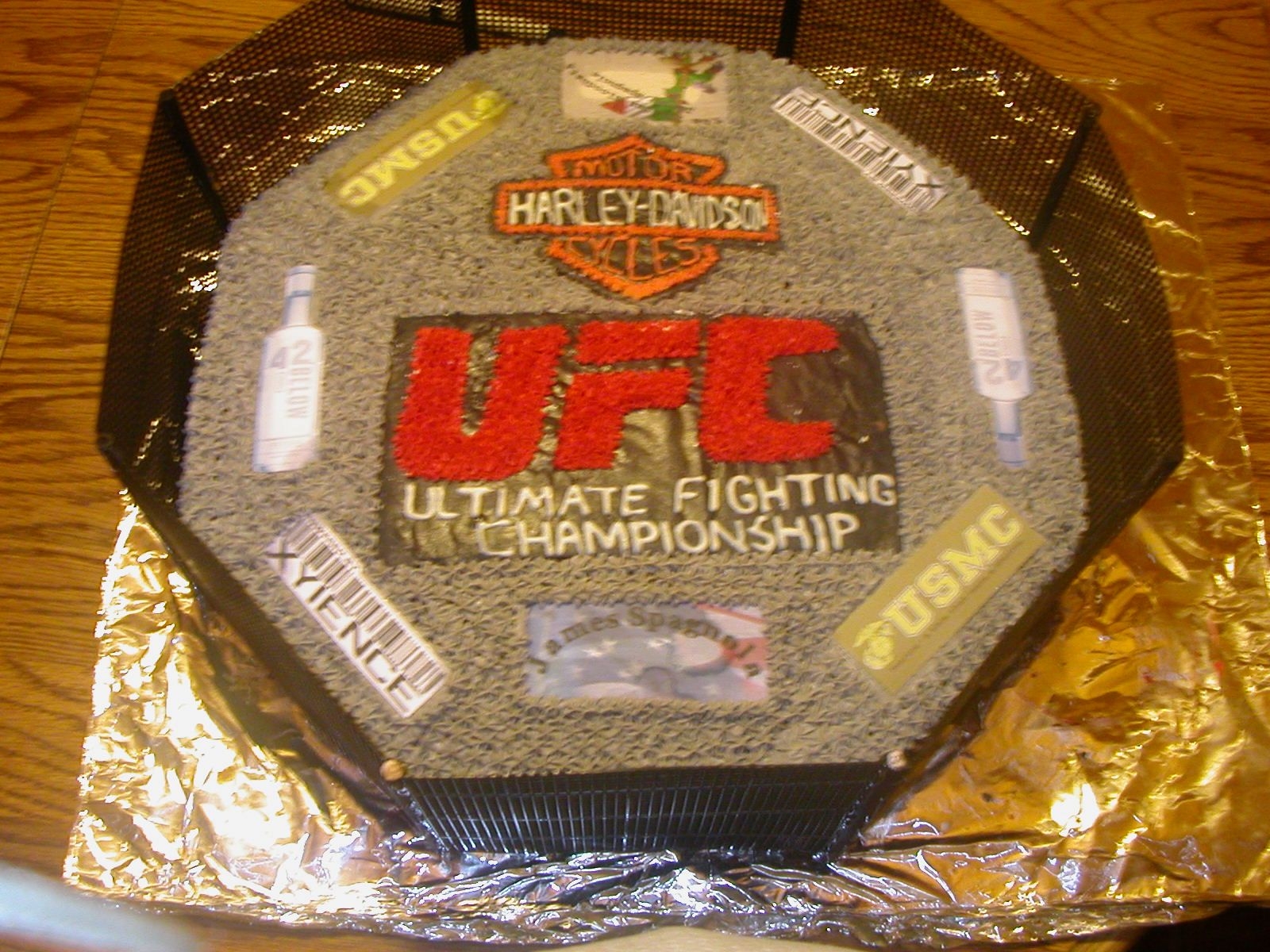 Ufc Octagon Cake - CakeCentral.com