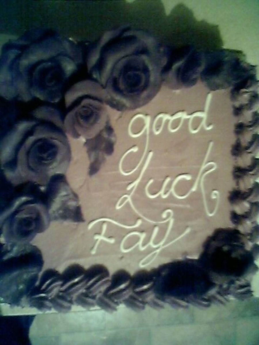 Good Luck Cake 12 Inch Chocolate - CakeCentral.com