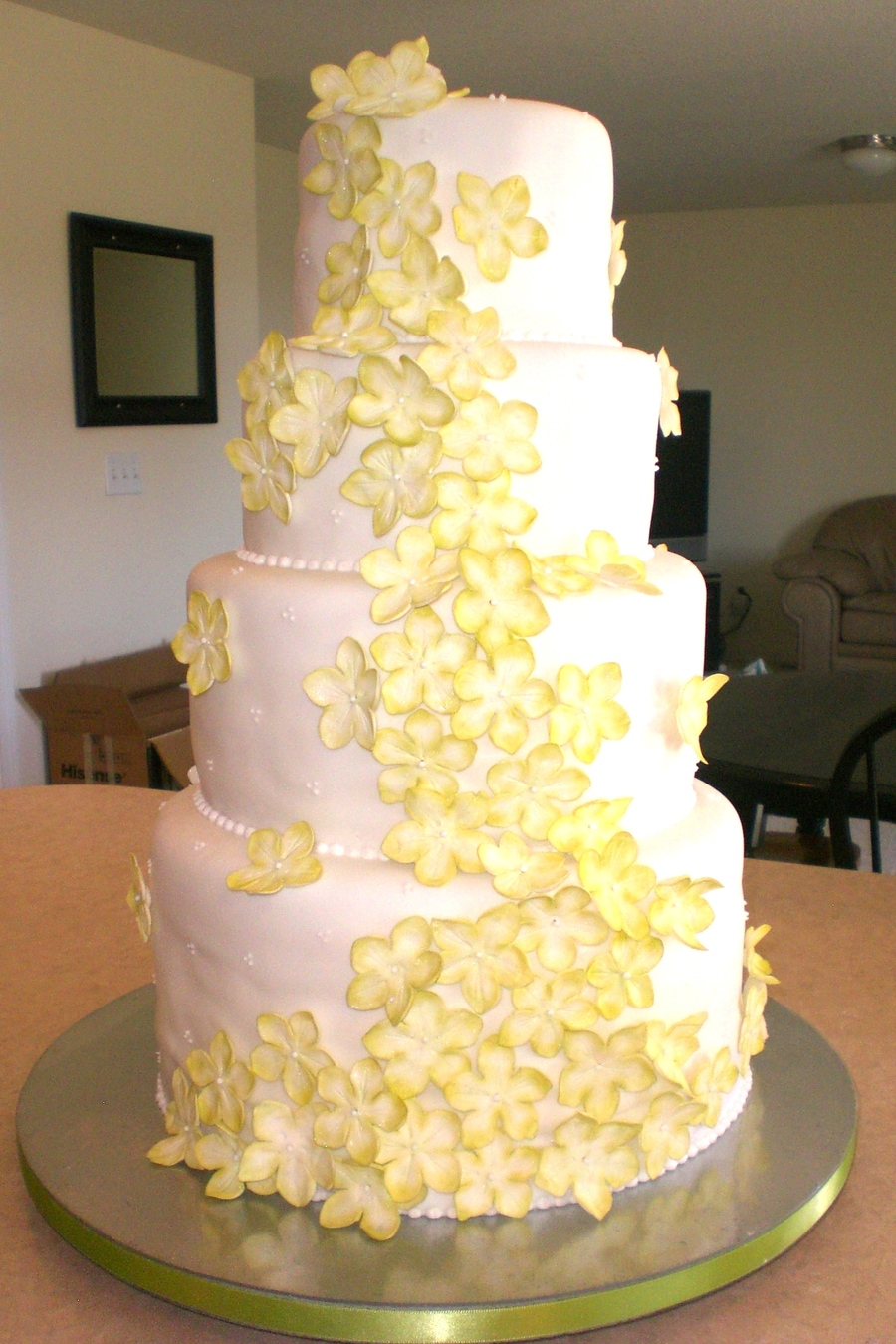 Flower Cascade - CakeCentral.com