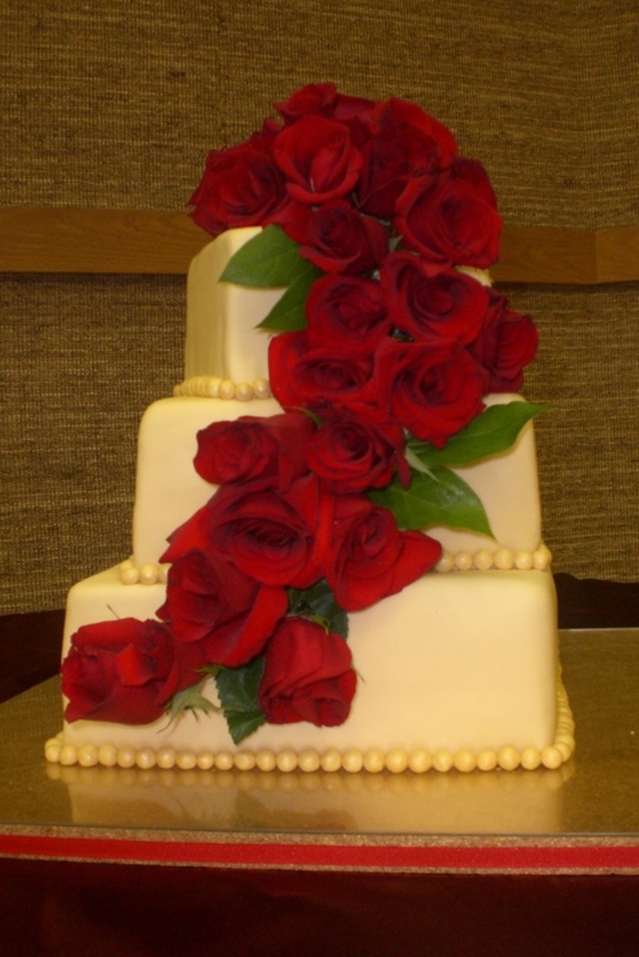 Rose Cascade - CakeCentral.com