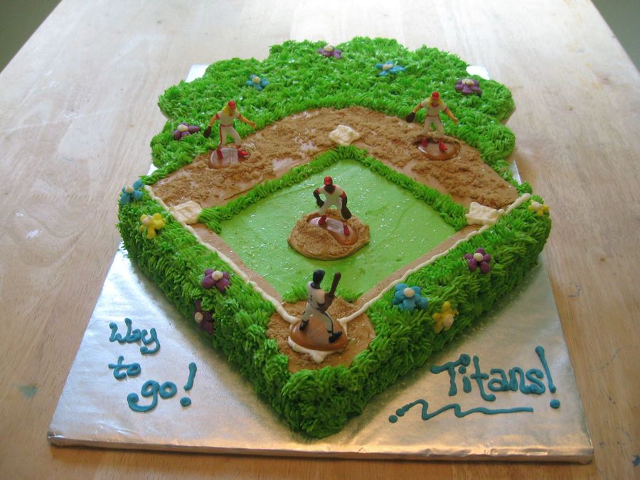 Softball Cake - CakeCentral.com
