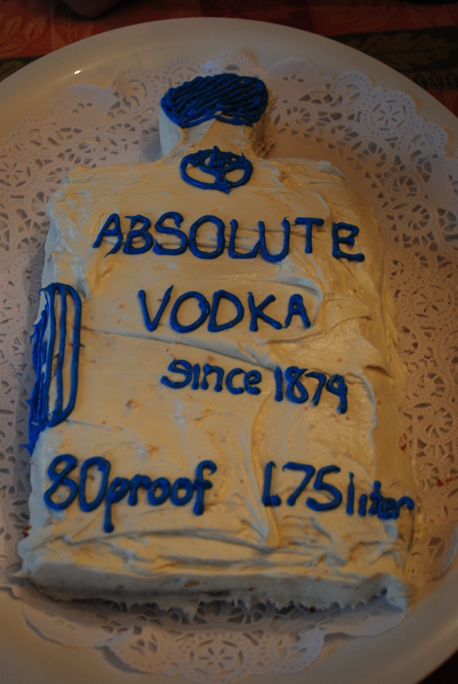 Absolute Vodka - CakeCentral.com