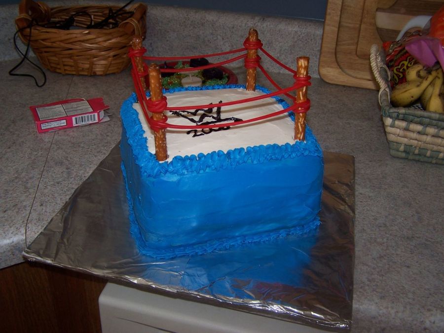 Wrestling Cake/wwe - CakeCentral.com