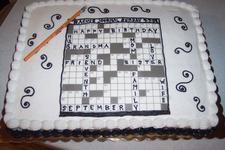 Crossword Puzzle - CakeCentral.com
