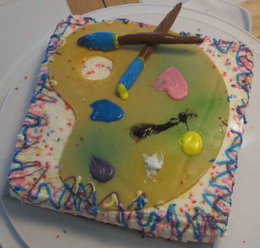 Artists Cake - CakeCentral.com