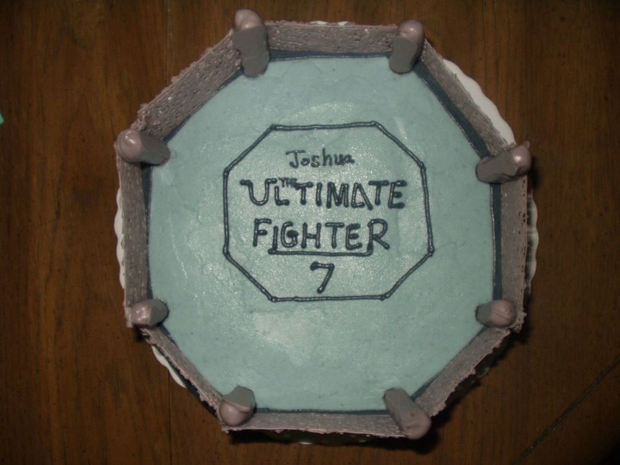 Ufc Octagon Cake - CakeCentral.com