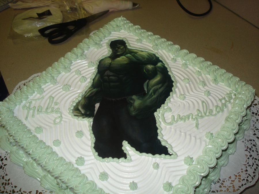 El Hombre Increible Hulk - CakeCentral.com