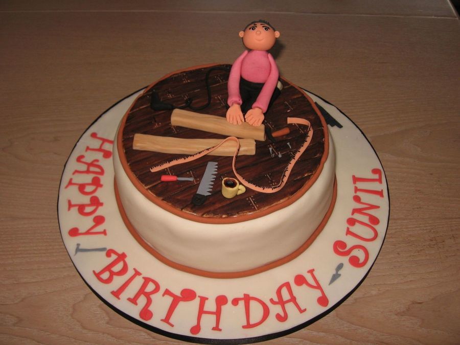 Handy Man Cake - CakeCentral.com