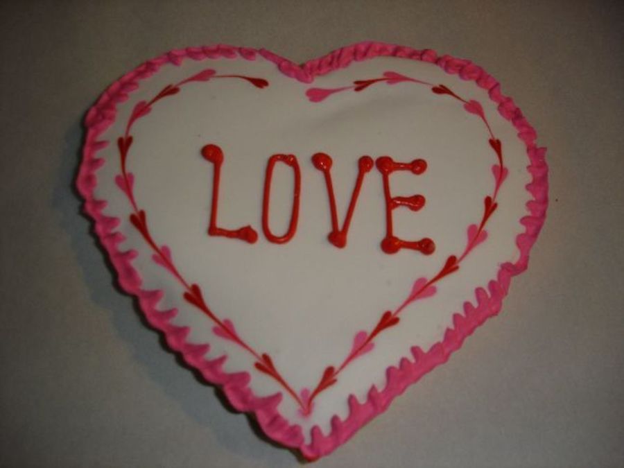 Valentines Day Heart Cookie - CakeCentral.com