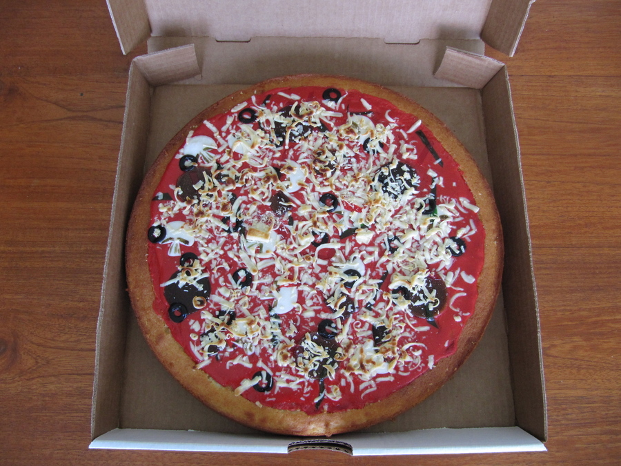 Pizza Cake - CakeCentral.com