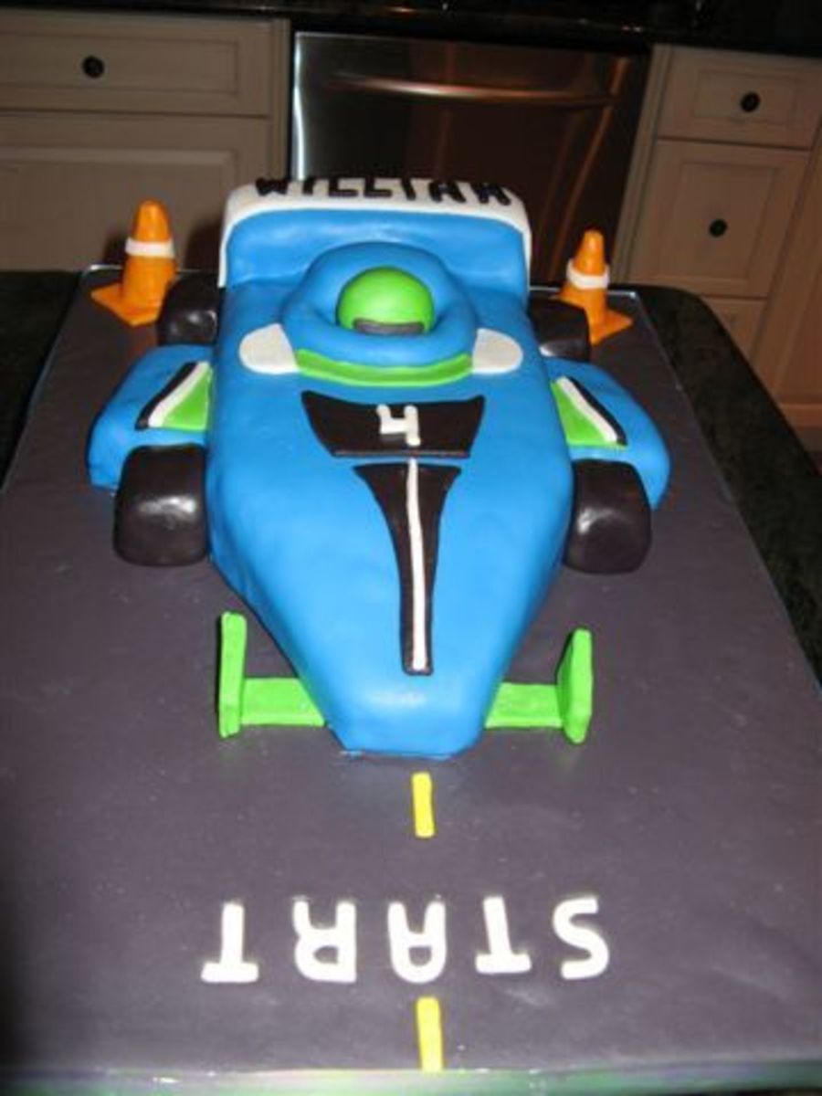 Race Car Cake - CakeCentral.com