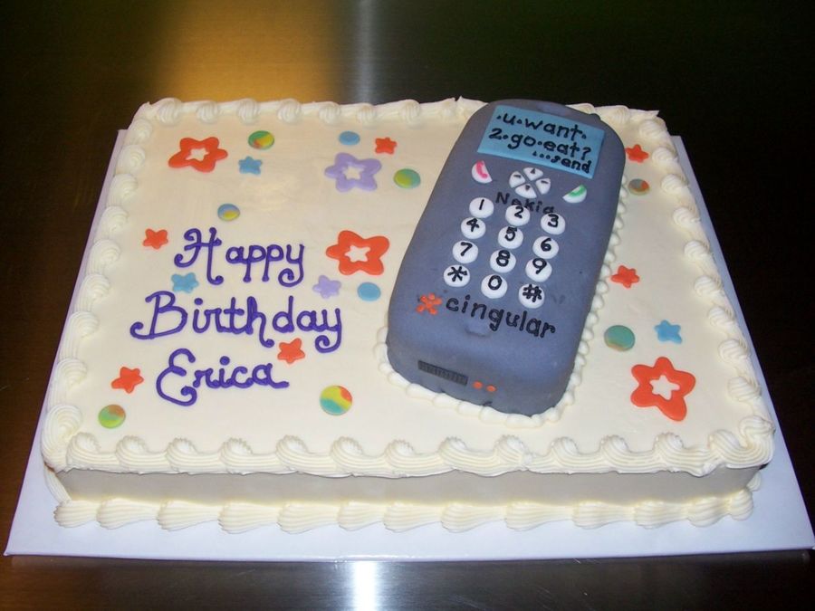 Cell Phone Cake - CakeCentral.com
