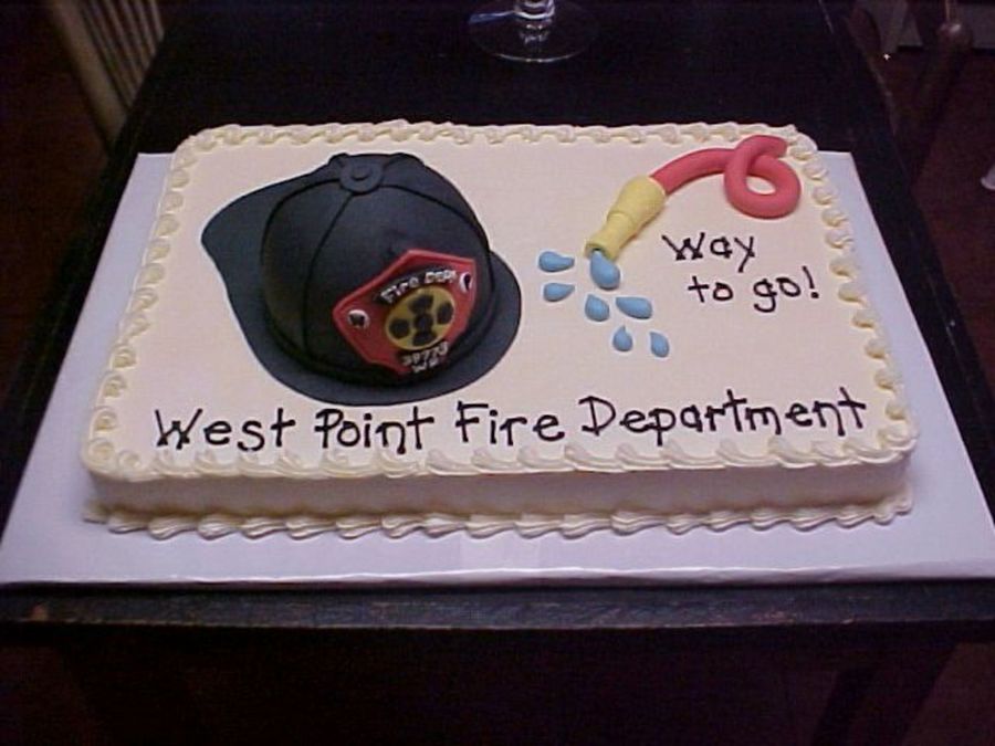 Fire Dept. Cake - CakeCentral.com