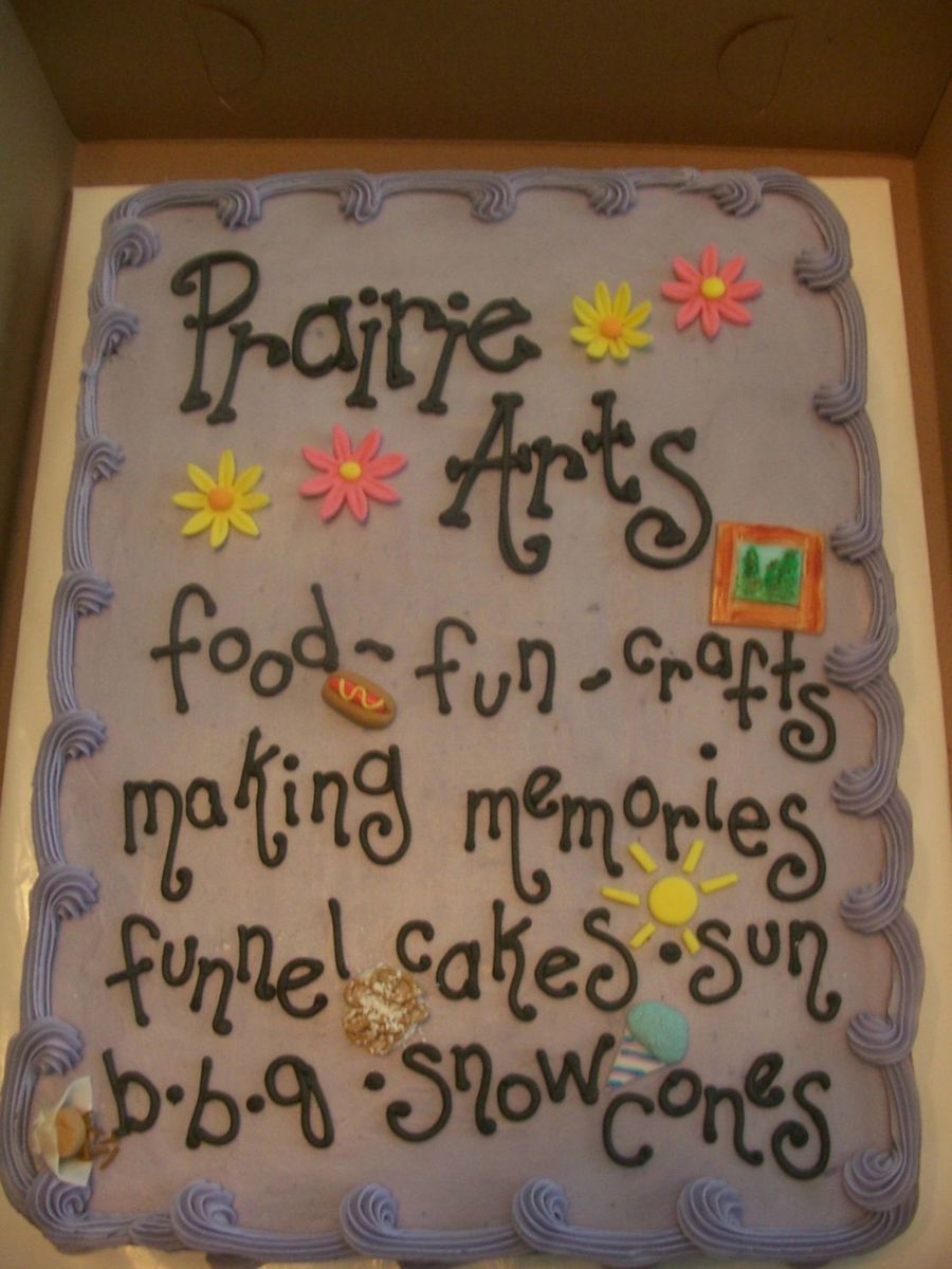Prairie Arts - CakeCentral.com