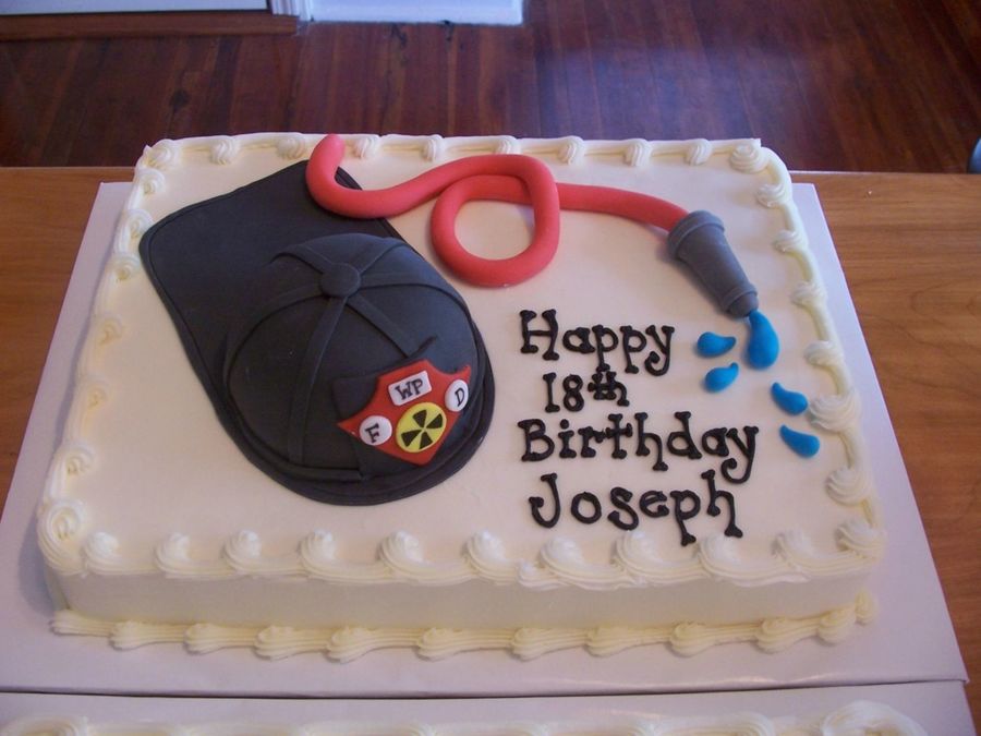 Joseph's Fireman Cake - CakeCentral.com