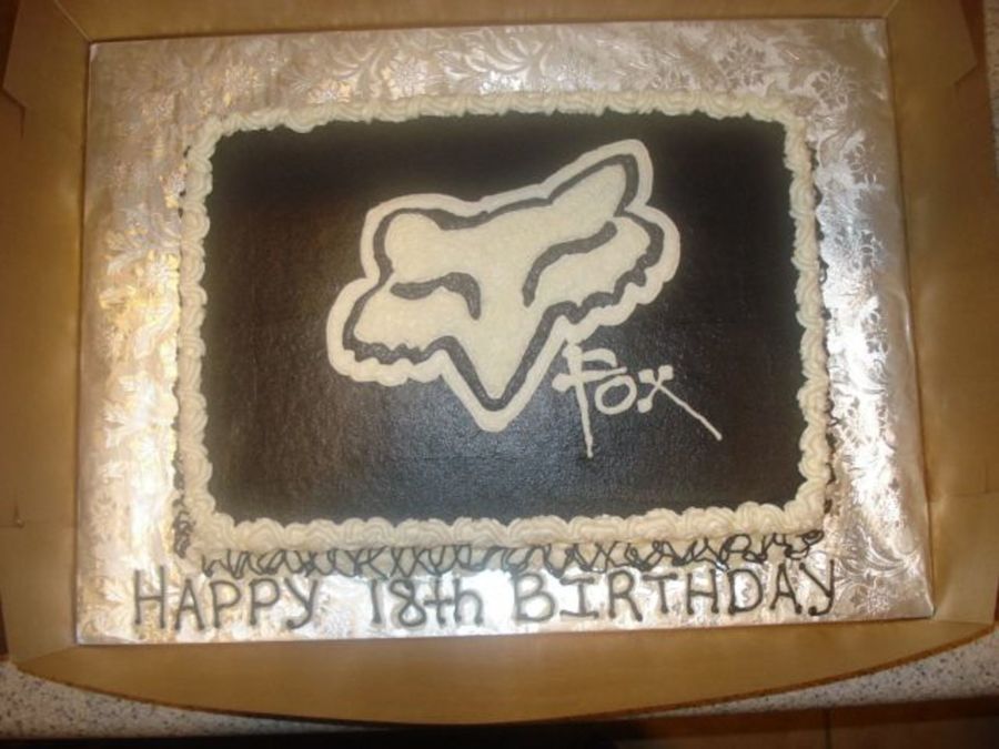 Fox Racing 18Th Birthday Cake - CakeCentral.com